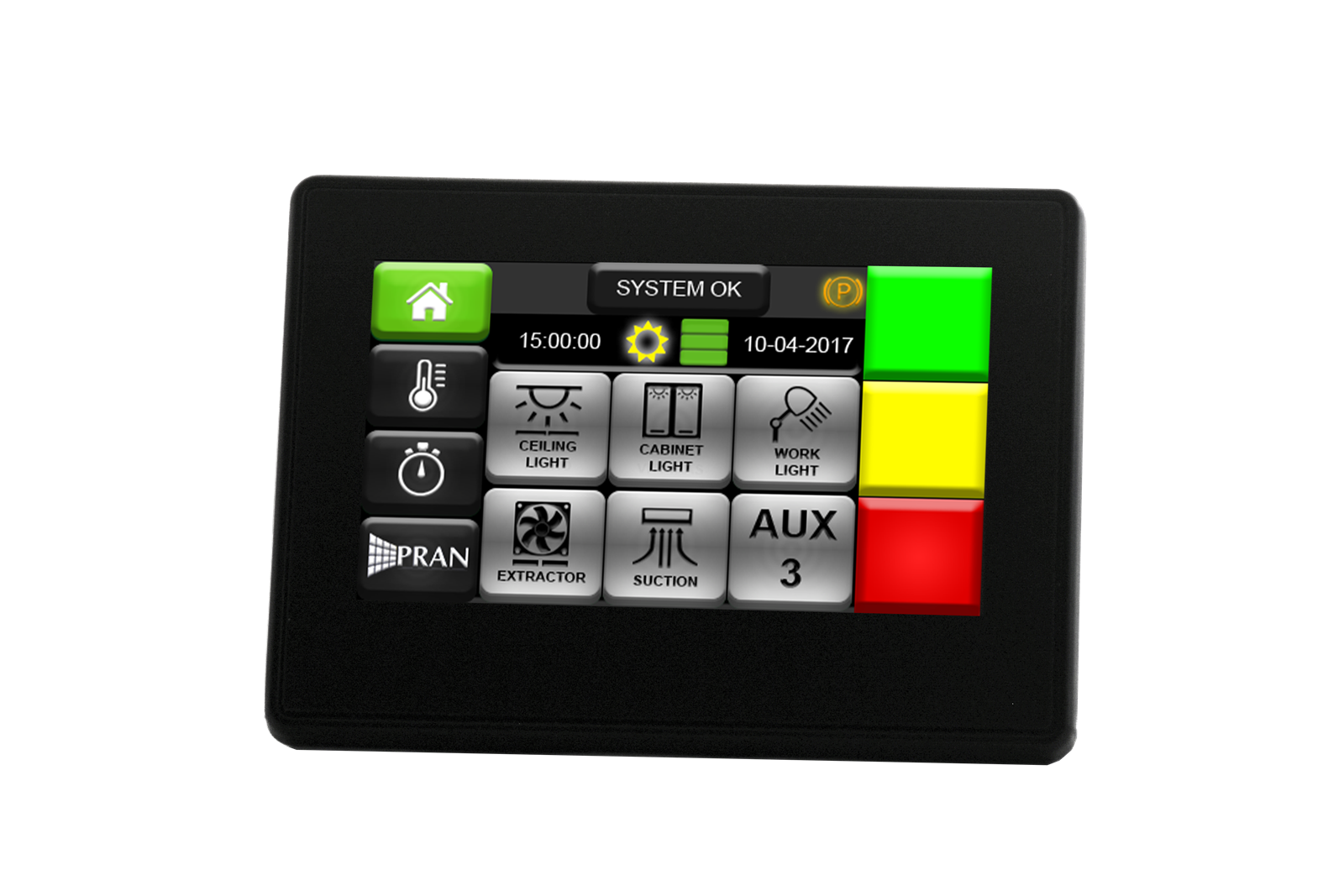 PR3860 - HMI TOUCHSCREEN COLOR DISPLAY 4.3IN - 4I/4O | PRAN Systems