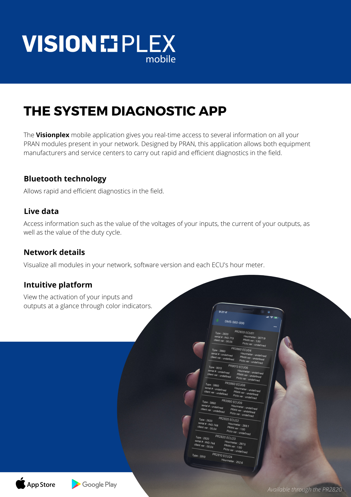 VISIONPLEX (MOBILE APP) | PRAN Systems